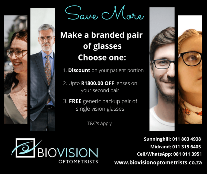 Make a branded pair of glasses – Biovision